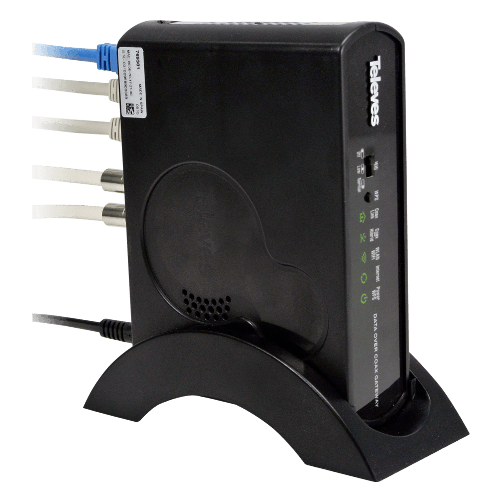 Televes CoaxData V1 MyNET WiFi Modem/Router 1Gbps - Webshop Hertzinger